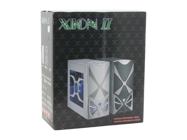 XION II XON-102 Silver Steel ATX Mid Tower Computer Case 450W Power ...