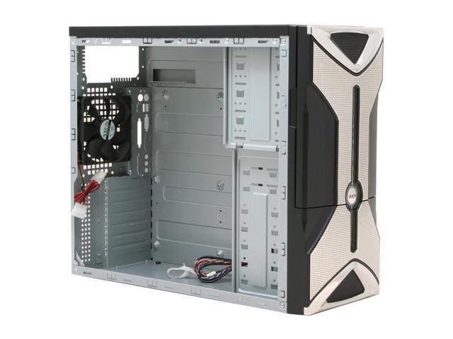 XION Onyx XON-301 Black Computer Case with Stylish LED Power switch and ...