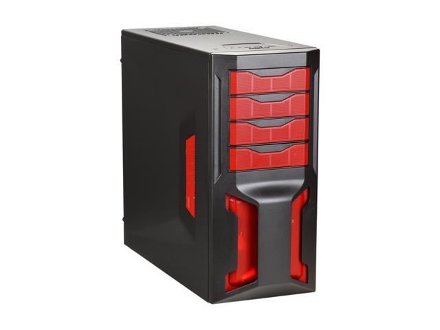XION Classic Series XON-EC001-RD Black / Red Computer Case - Newegg.com