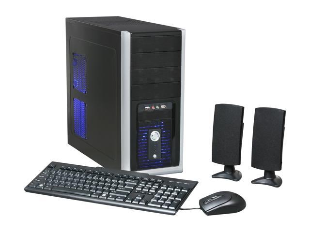 XION XON-160PCB Black Steel ATX Mid Tower Computer Case with 500 Watt ...