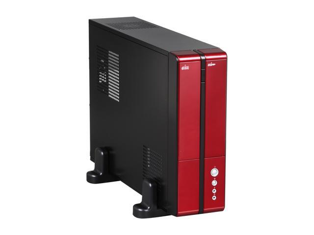XION XON-710P_RD Black with Glossy Red Front Bazel Computer Case ...