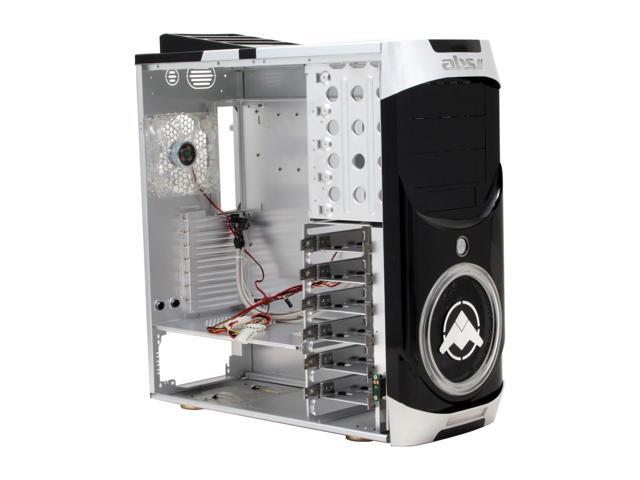 ABS Nighthawk Silver/ Black Computer Case - Newegg.com