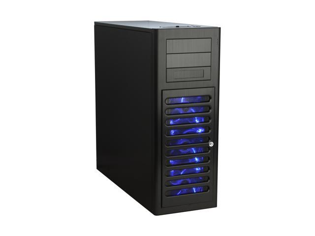 ABS TIGAS Full Black Anodized Aluminum Super Full Tower Computer Case ...