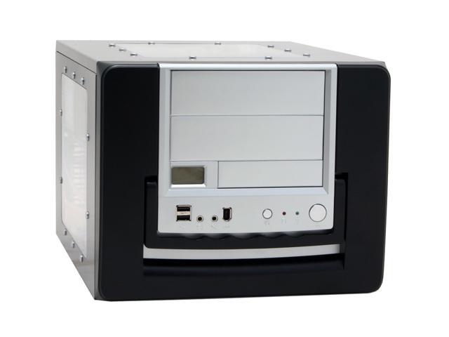 JPAC 901Black/Silver Aluminum MicroATX Media Center Computer Case 550W ...