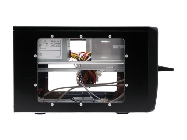 JPAC 901Black/Silver Aluminum MicroATX Media Center Computer Case 550W ...