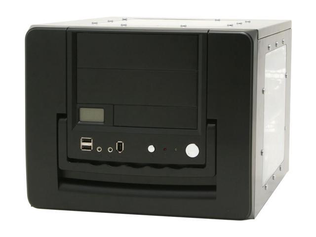 JPAC 901Black Black Aluminum MicroATX Desktop Computer Case 500W Power ...