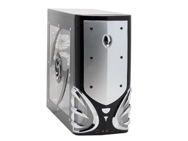 JPAC 468BS Black/ Silver Computer Case - Newegg.com