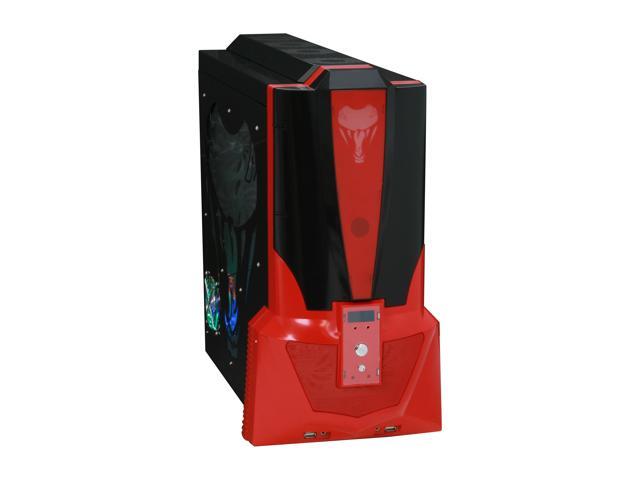 JPAC COBBPS Black / Red Computer Case - Newegg.com