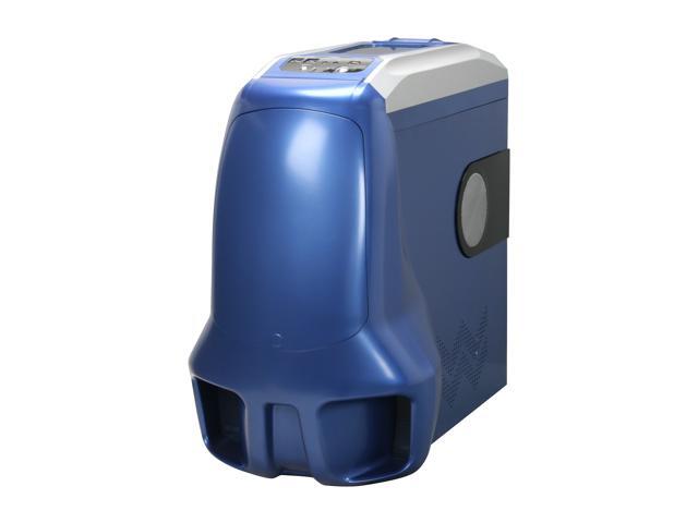 JPAC AUBLUE Blue / Silver Computer Case - Newegg.com