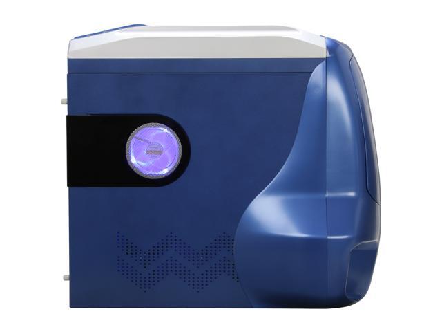 JPAC AUBLUE Blue / Silver Computer Case - Newegg.com