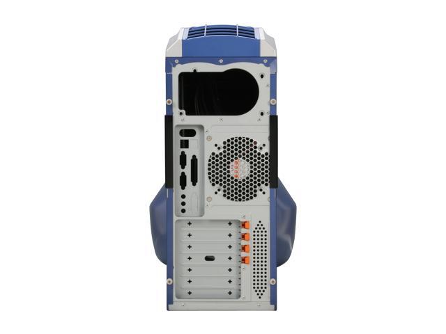 JPAC AUBLUE Blue / Silver Computer Case - Newegg.com