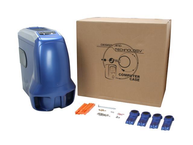 JPAC AUBLUE Blue / Silver Computer Case - Newegg.com