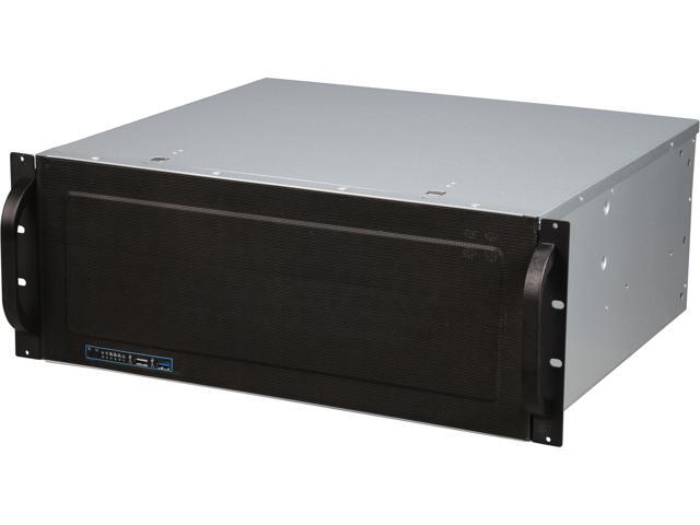 NORCO RPC-431 Black 4U Rackmount 4U Short Depth Rackmount Case with ...