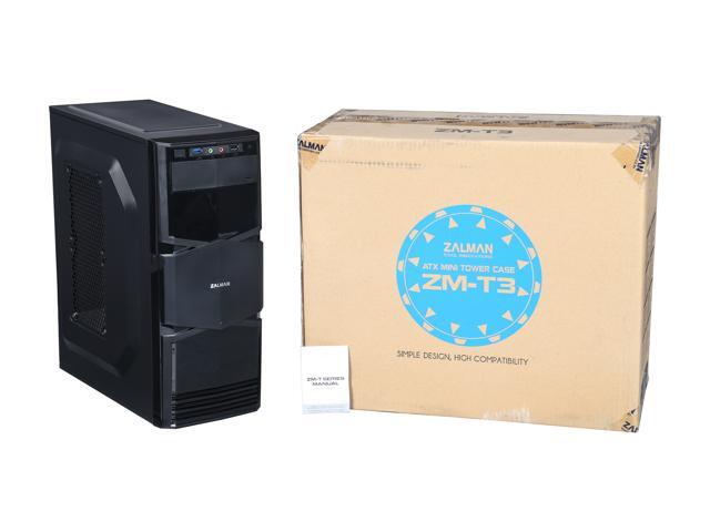 Open Box: ZALMAN T3 Black PC Case - Newegg.com