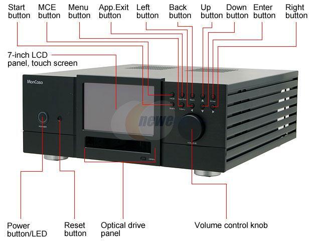 Moneual Black MonCaso 932 ATX Media Center / HTPC Case - Newegg.com