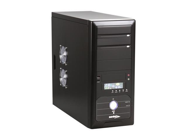 SENTEY Professional 3271 Mid Tower Case w/Power Supply LCD DISPLAY SECC ...