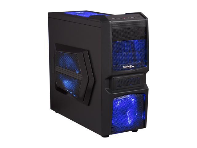 Sentey Extreme Division GS-6050 Halcon Black SECC ATX Mid Tower ...