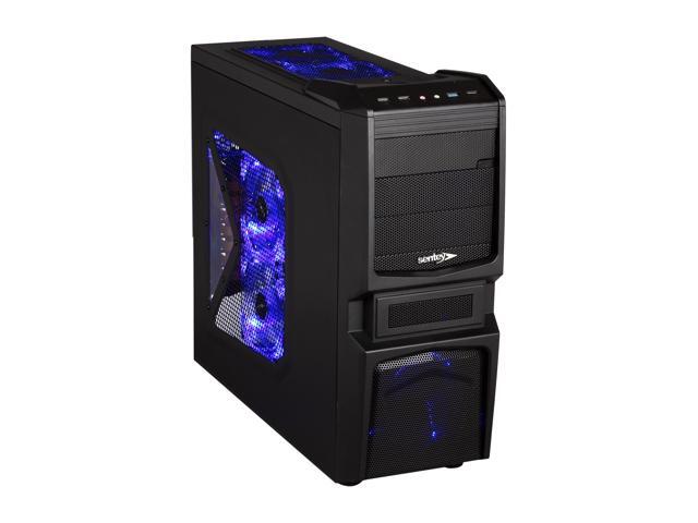 Sentey Extreme Division GS-6050 II Halcon Black SECC ATX Mid Tower ...