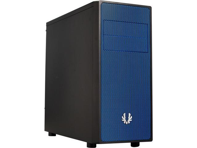 BitFenix BFC-NEO-100-KKXSB-RP Black body with blue front panel Computer ...