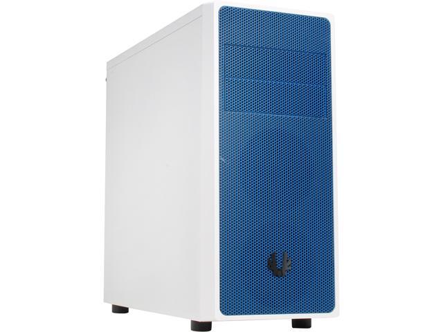 BitFenix BFC-NEO-100-WWXKB-RP White body with blue front panel Computer ...