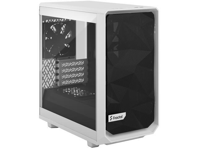 Fractal Design Meshify 2 Mini White TG mATX High-Airflow Clear Tempered ...