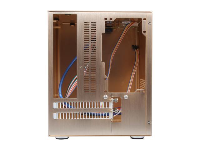 DIYPC HTPC-MiniCube-Gold Gold Computer Case - Newegg.com