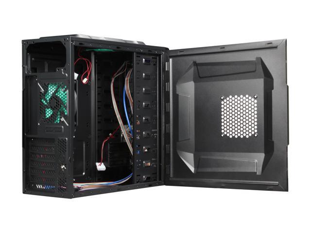 Open Box: DIYPC Gamemax08-G Black / Green Computer Case - Newegg.com