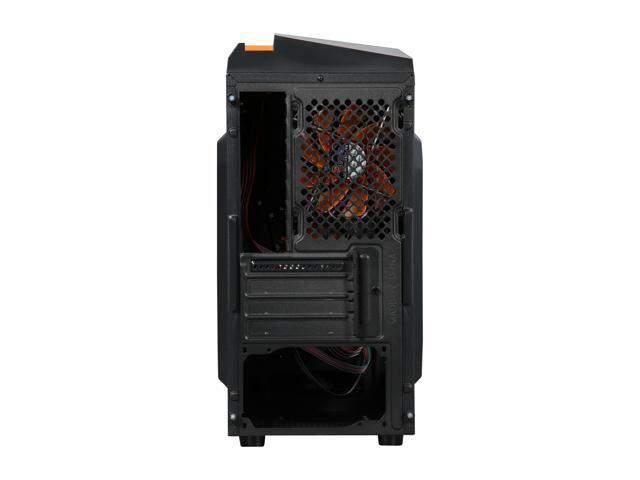 DIYPC Black/Orange Micro-ATX Gaming Computer Case - Newegg.ca