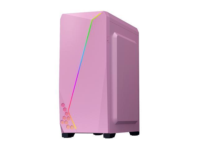DIYPC S2-PINK-RGB Pink Computer Case - Newegg.ca