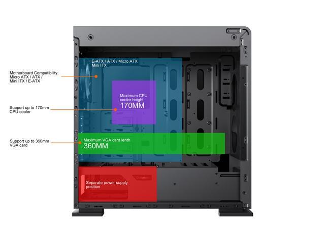 Questions & Answers: GAMEMAX Vega Pro Black / Grey Computer Case ...