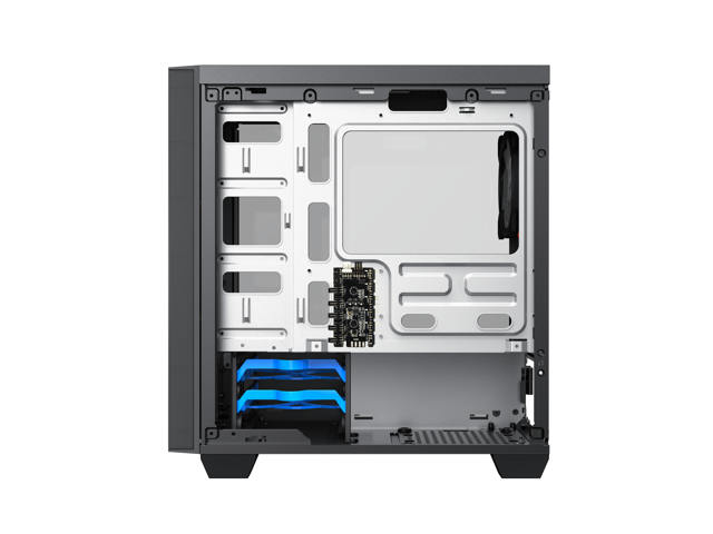 Gamemax Aero Mini Black USB3.0 Tempered Glass Micro ATX Gaming Computer ...