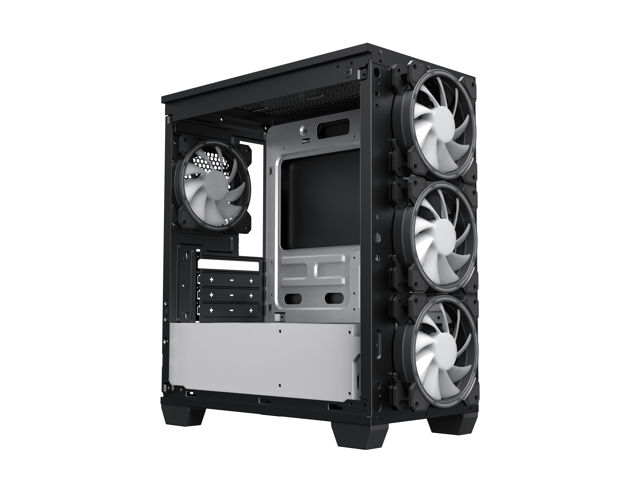 Gamemax Aero Mini Black USB3.0 Tempered Glass Micro ATX Gaming Computer ...