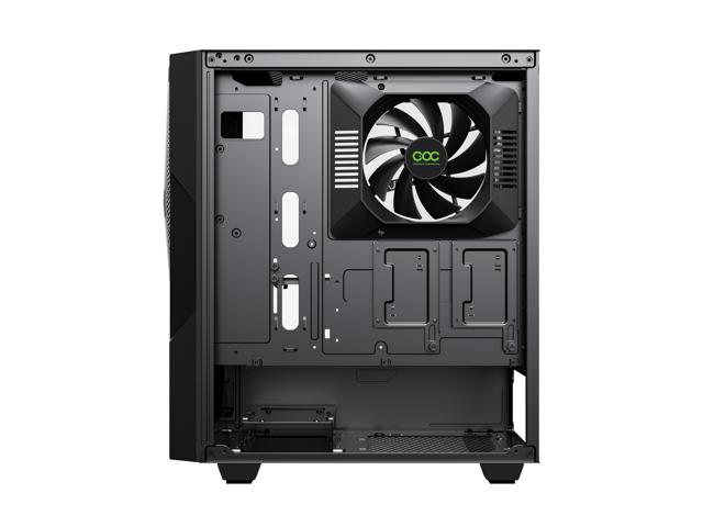 Gamemax Typhoon COC Black USB3.0 Tempered Glass ATX Mid Tower Gaming ...