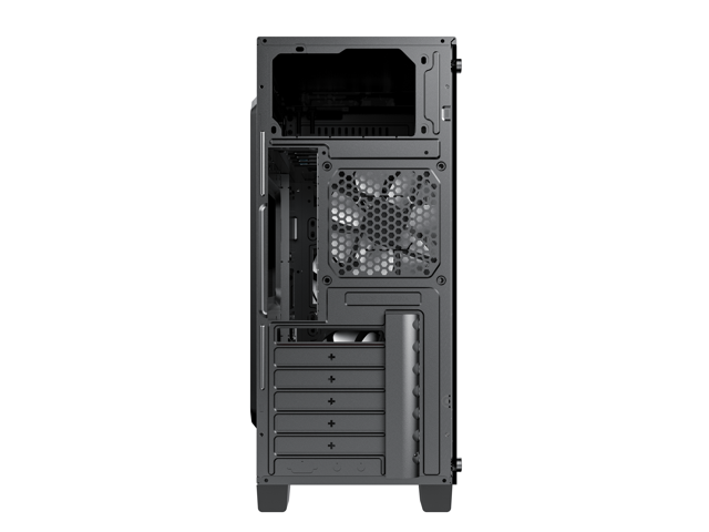 Gamemax Nova N5 Black USB3.0 Tempered Glass ATX Mid Tower Gaming ...
