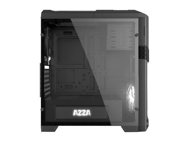 AZZA Titan CSAZ-240 Black SECC Tempered Glass/Steel ATX Mid Tower ...