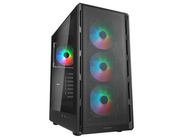 COUGAR CGR-2GA5B-RGB Black Mini ITX / Micro ATX / ATX Computer Cases ...