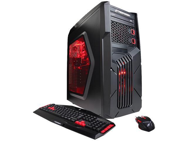 CyberPowerPC CS-450-102 Black / Red X-Nova Mid-Tower Gaming Case ...