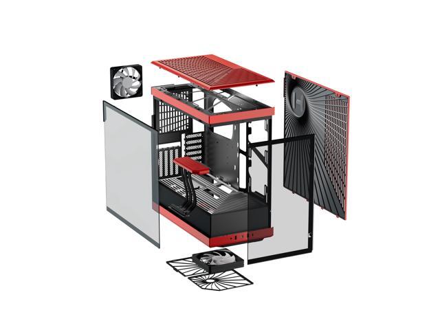 HYTE Y40 Mainstream Vertical GPU Case ATX Mid Tower Gaming Case with ...