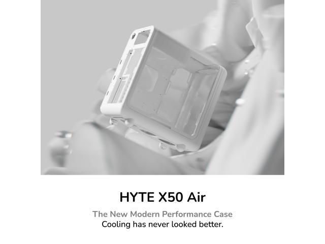 HYTE X50 Air Modern Performance ATX Mid-Tower PC Gaming Case - Snow ...