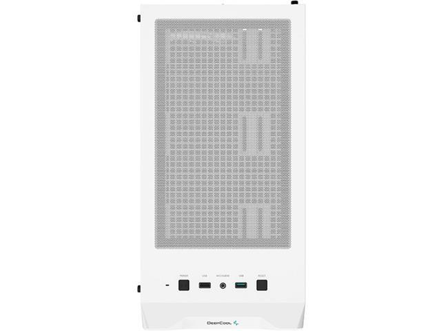 DeepCool CC560 WH Mid-Tower ATX PC Case, 4x Pre-Installed 120mm LED ...