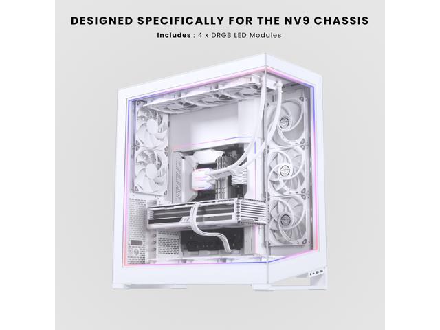 Phanteks NV9 Premium DRGB Kit, 4x D/A-RGB LED modules for NV9 outer ...