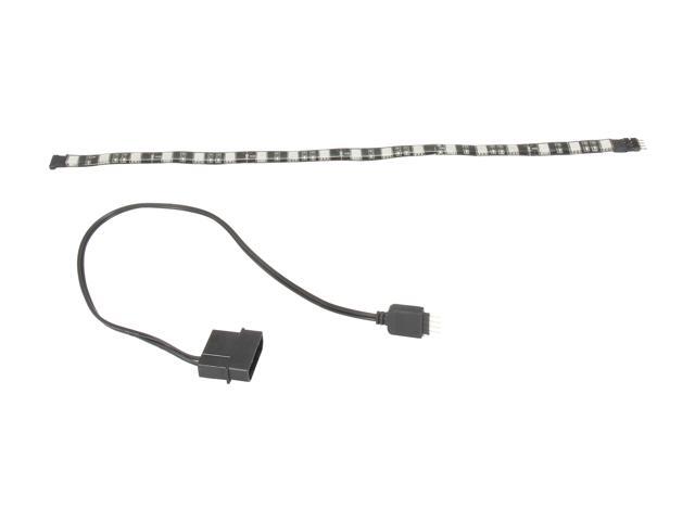 LOGISYS Computer LDM12BL 12in Blue LED Molex Self-adhesive Flexible ...
