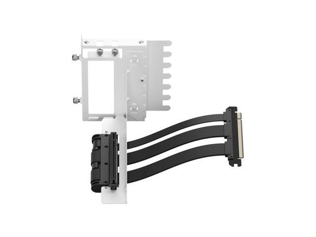 Fractal Design Flex 2 PCIe 4.0 x16 White Vertical GPU Riser with ...
