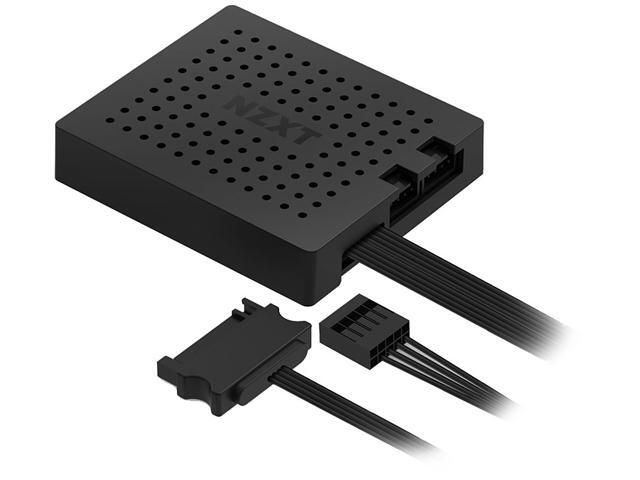 NZXT RGB & Fan Controller - NZT-AC-2RGBC-B1 - Two RGB Lighting Channels ...