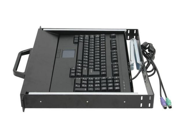 NORCO PIK-230B 1U Rackmount Keyboard Drawer with Touch Pad - Newegg.com