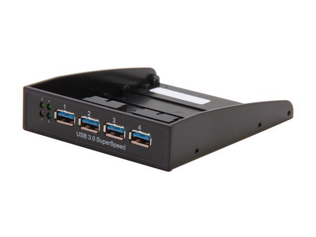 4-Port SuperSpeed USB 3.0 Front Panel Module with Slot Bracket Option ...