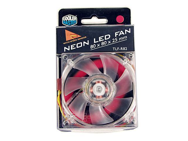 COOLER MASTER Neon LED TLF-R82-ER Red LED Case Fan - Newegg.com