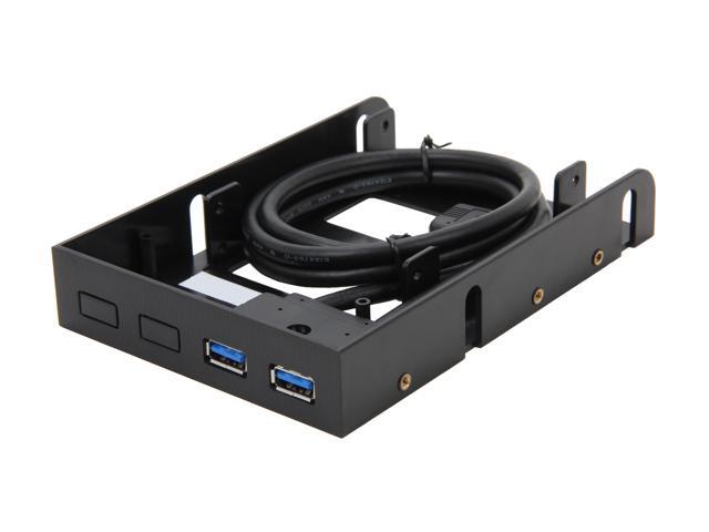 SILVERSTONE FP38 3.5" Bay Device for 2 x USB3.0 front ports with 19pin ...