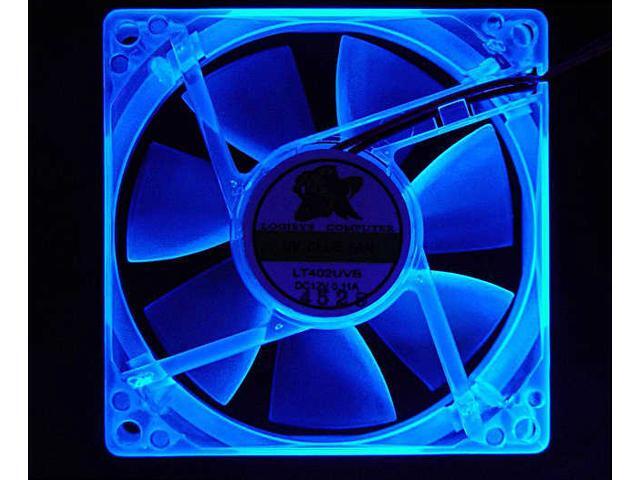 LOGISYS Computer LT402UVB Blue LED Cooling Fan - Newegg.com
