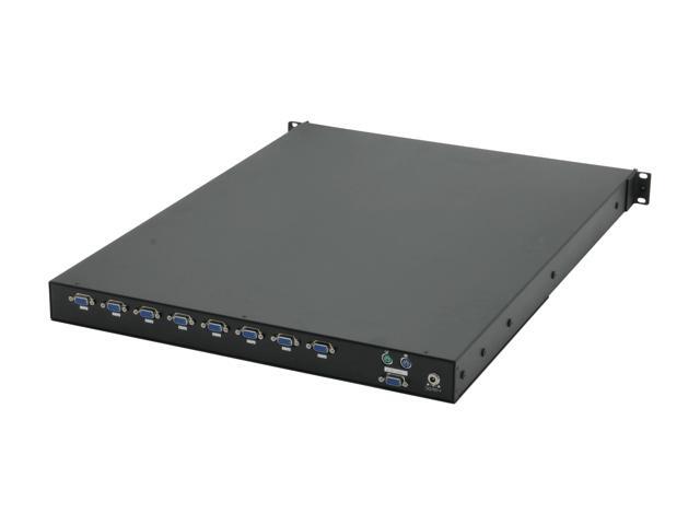 AXIOMTEK AX7115AT8-ACN Black 1U Rackmount Rackmount 15” LCD with ...